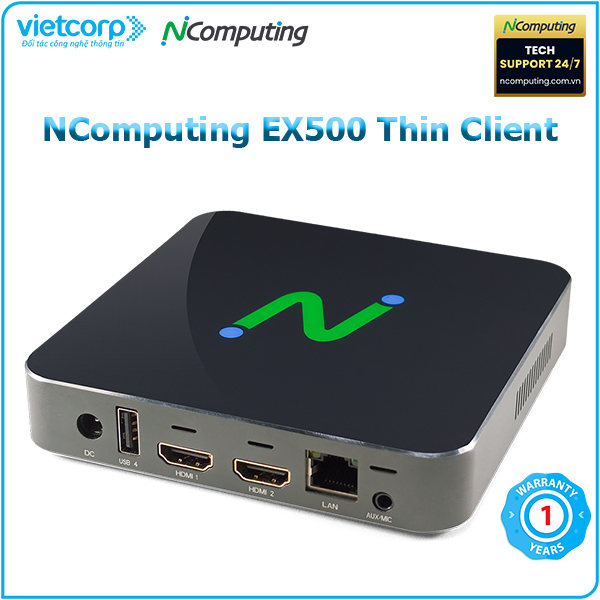Giới Thiệu Sản Phẩm NComputing EX500 Thin Client - Vietcorp ICT Blog