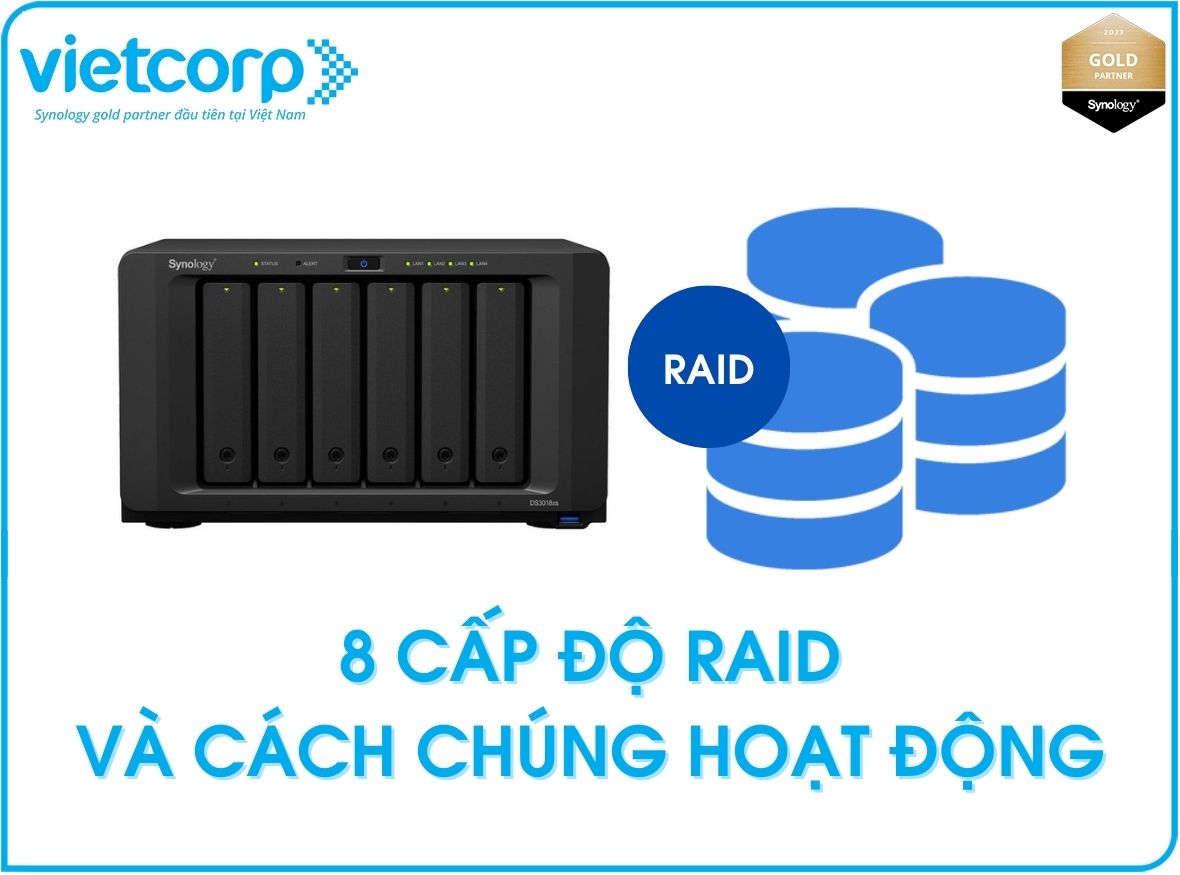 8 cấp độ RAID và cách chúng hoạt động