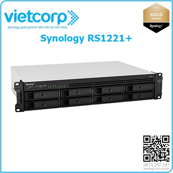 Thiết bị lưu trữ NAS Synology RS1221+ - Vietcorp ICT