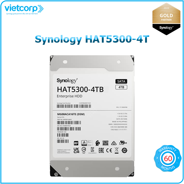 Synology HAT5300-4T - Vietcorp ICT