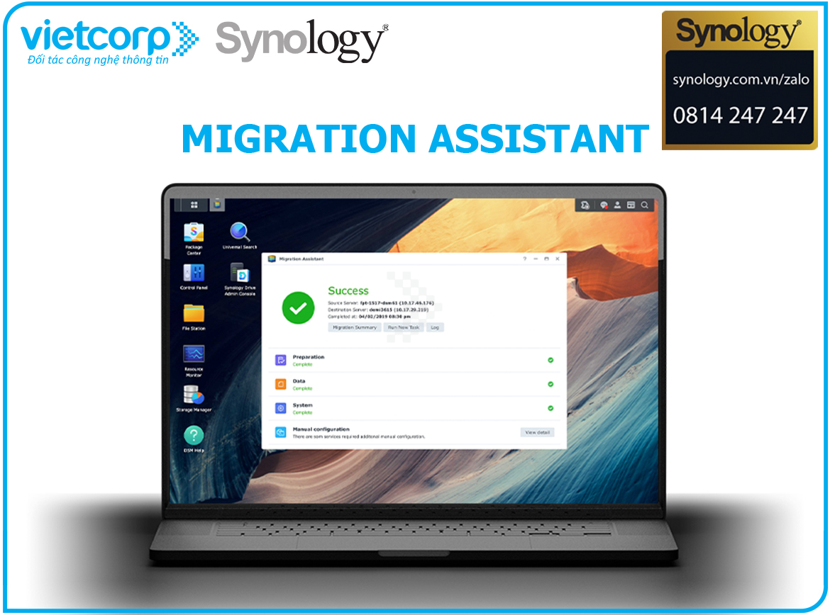 Synology Migration Assistant - Vietcorp ICT