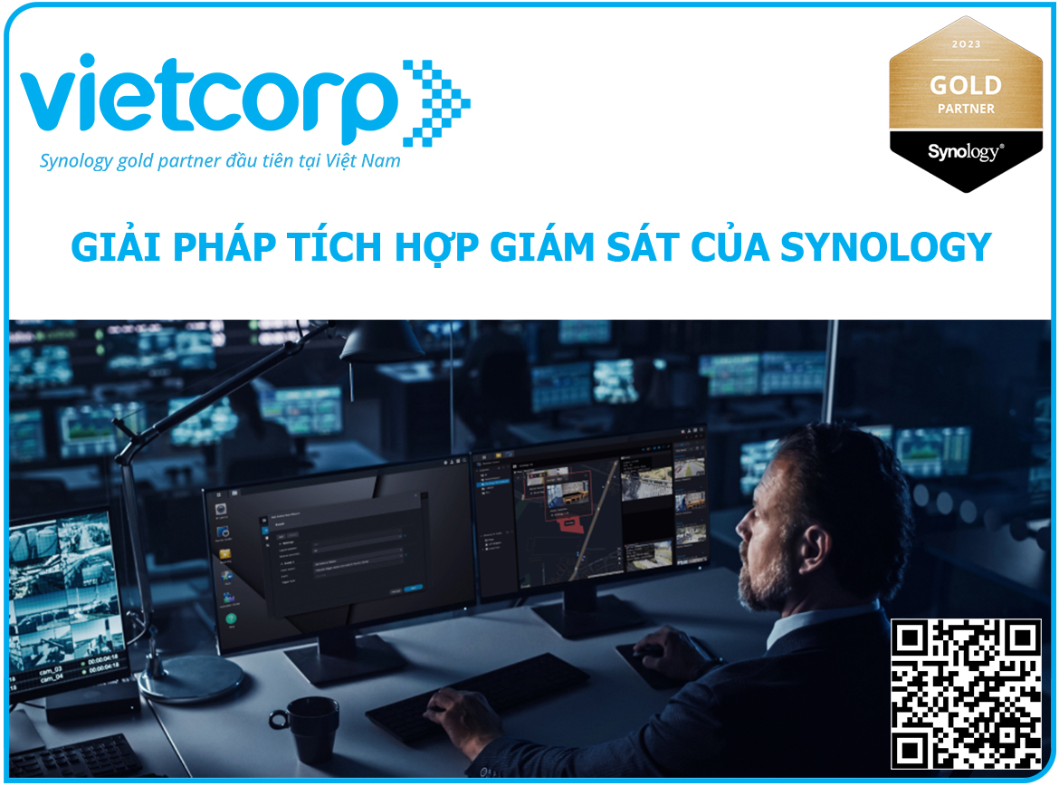 Giải pháp tích hợp giám sát của Synology - Vietcorp ICT